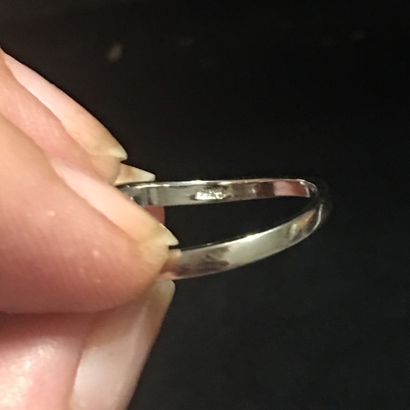 Jewelry | Bypass Solitaire Cz Ring | Poshmark